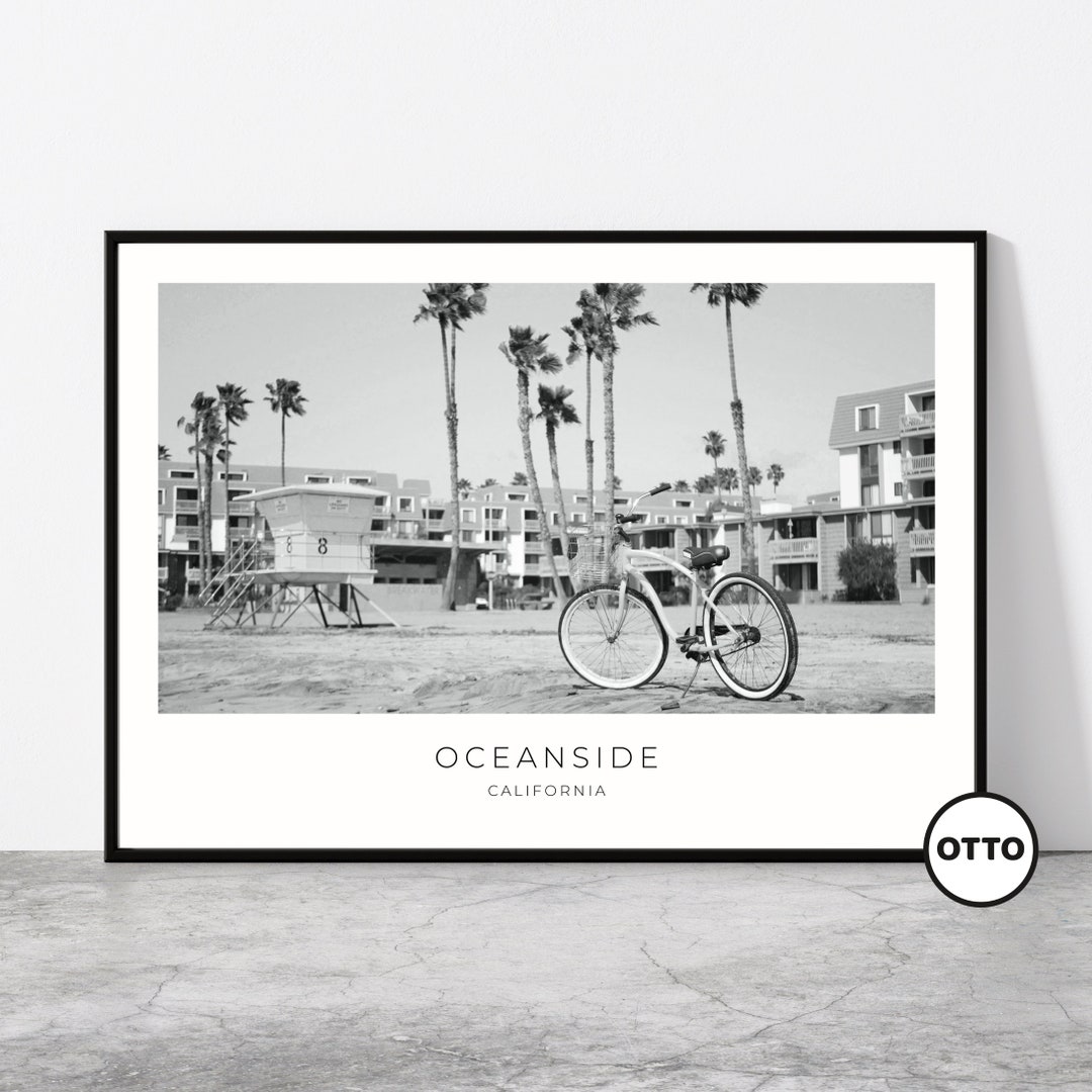 Oceanside Wall Art | Oceanside Home Decor Print | Beachfront Art Poster ...