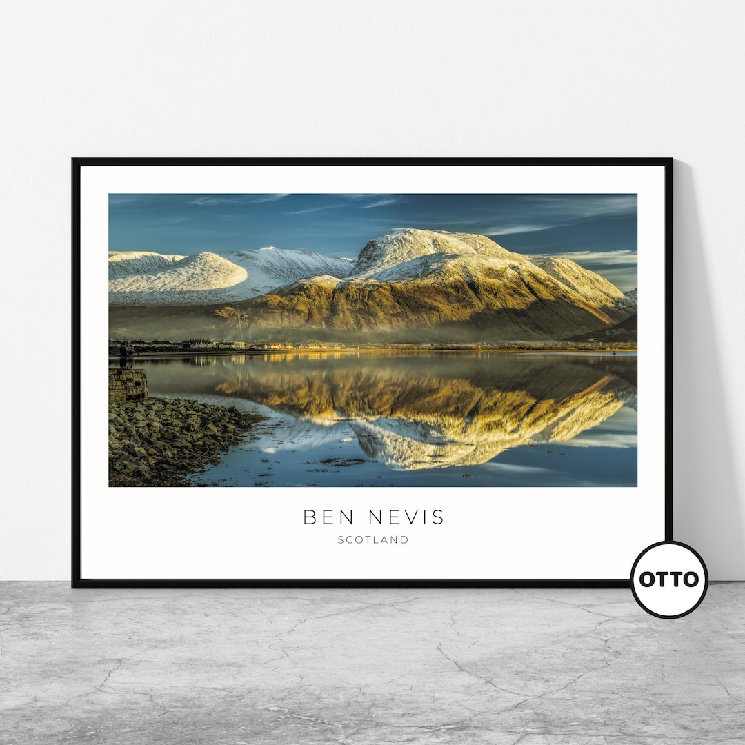 Ben Nevis Wall Art | Ben Nevis Home Decor Print | Fort William ...