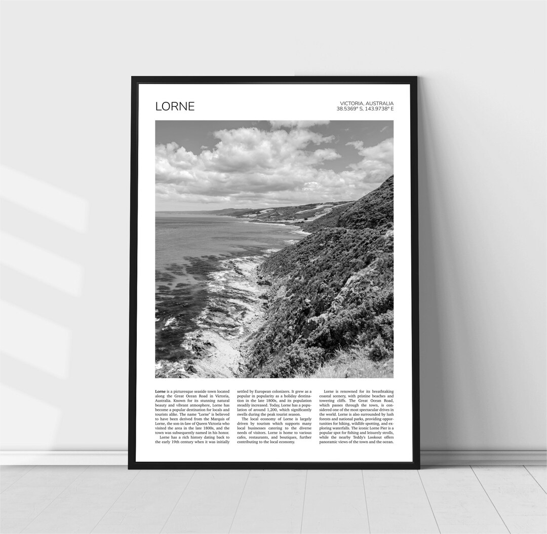 Lorne Wall Art Lorne Artful Travel Poster Print Photo Great Ocean Road ...
