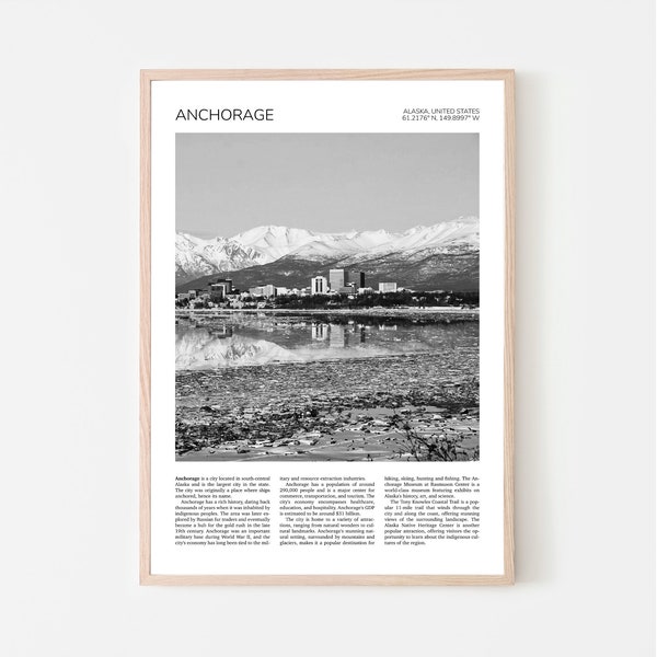 Anchorage Skyline - Etsy