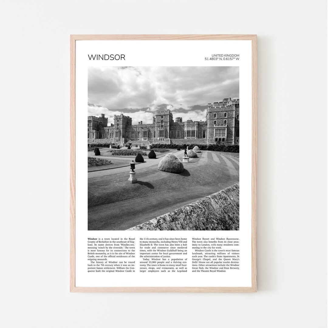 Windsor Wall Art | Windsor Castle, Windsor Artful Travel Poster Print ...