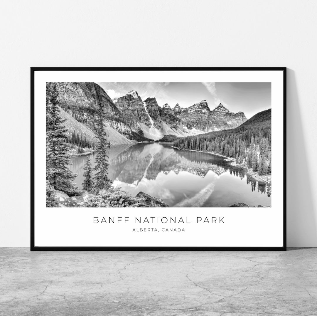Banff National Park Wall Art | Banff Home Decor Print | Moraine Lake ...