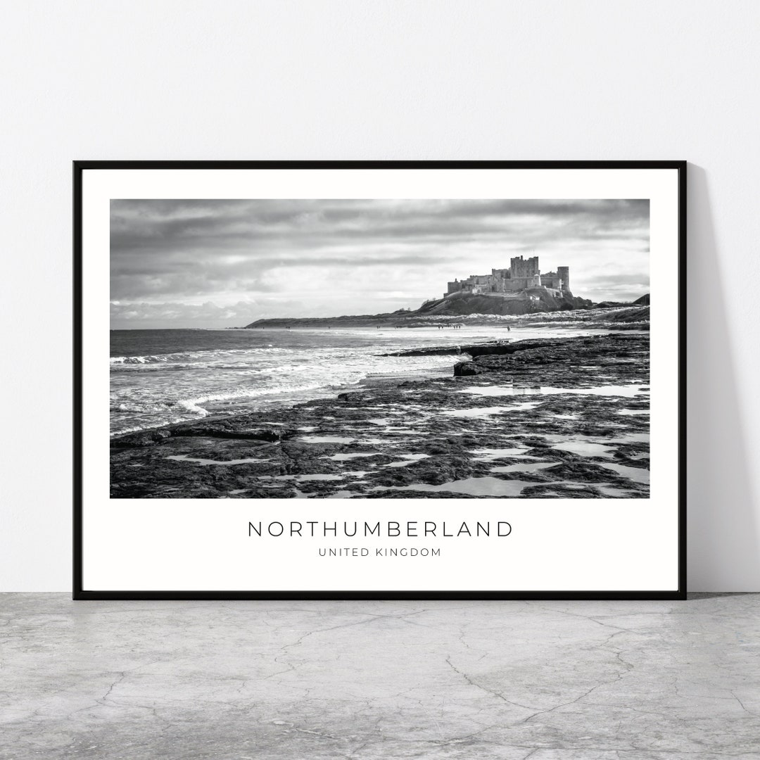 Northumberland Wall Art Northumberland Artful Travel Poster Print Photo ...