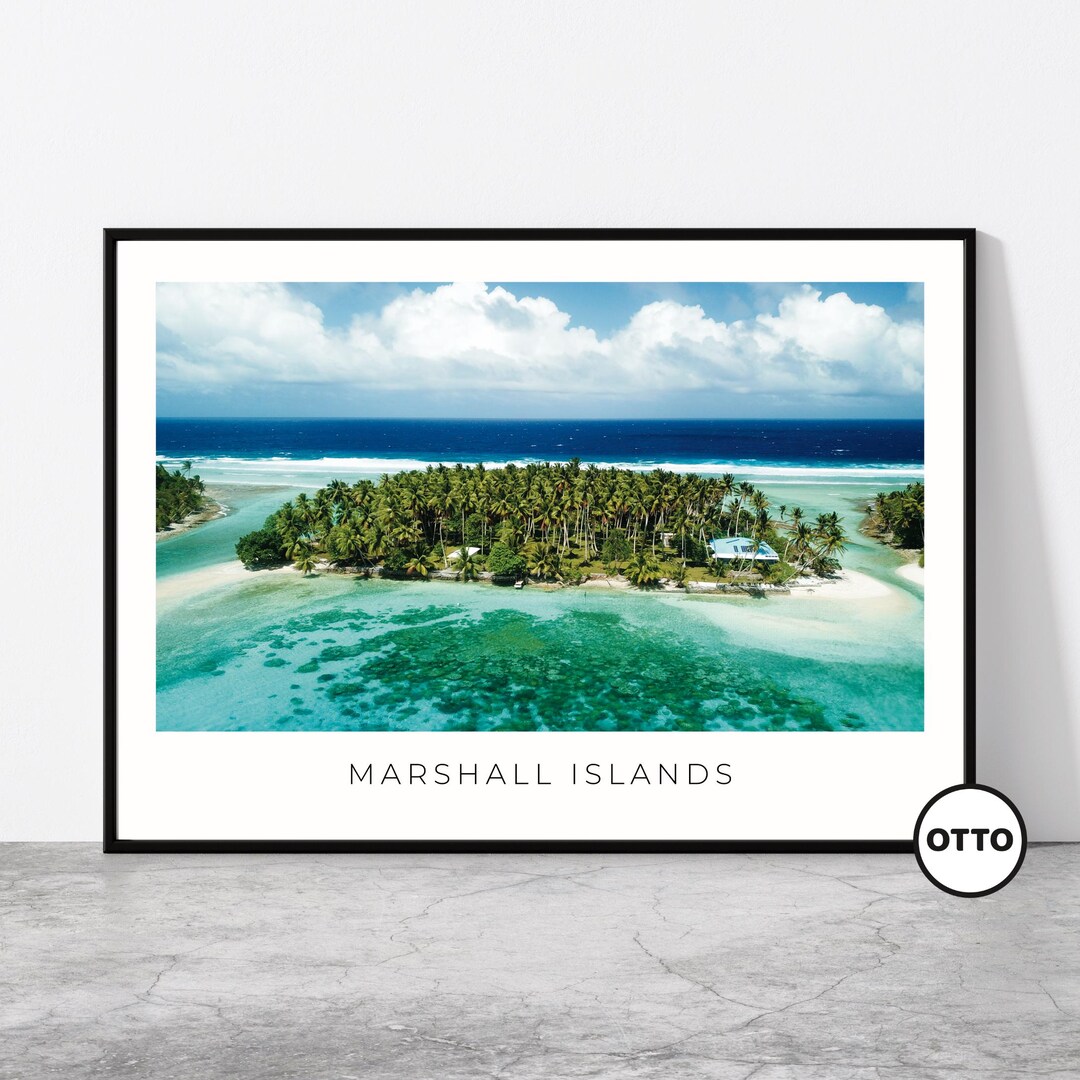 Marshall Islands Wall Art | Marshall Islands Home Decor Print | Beach ...