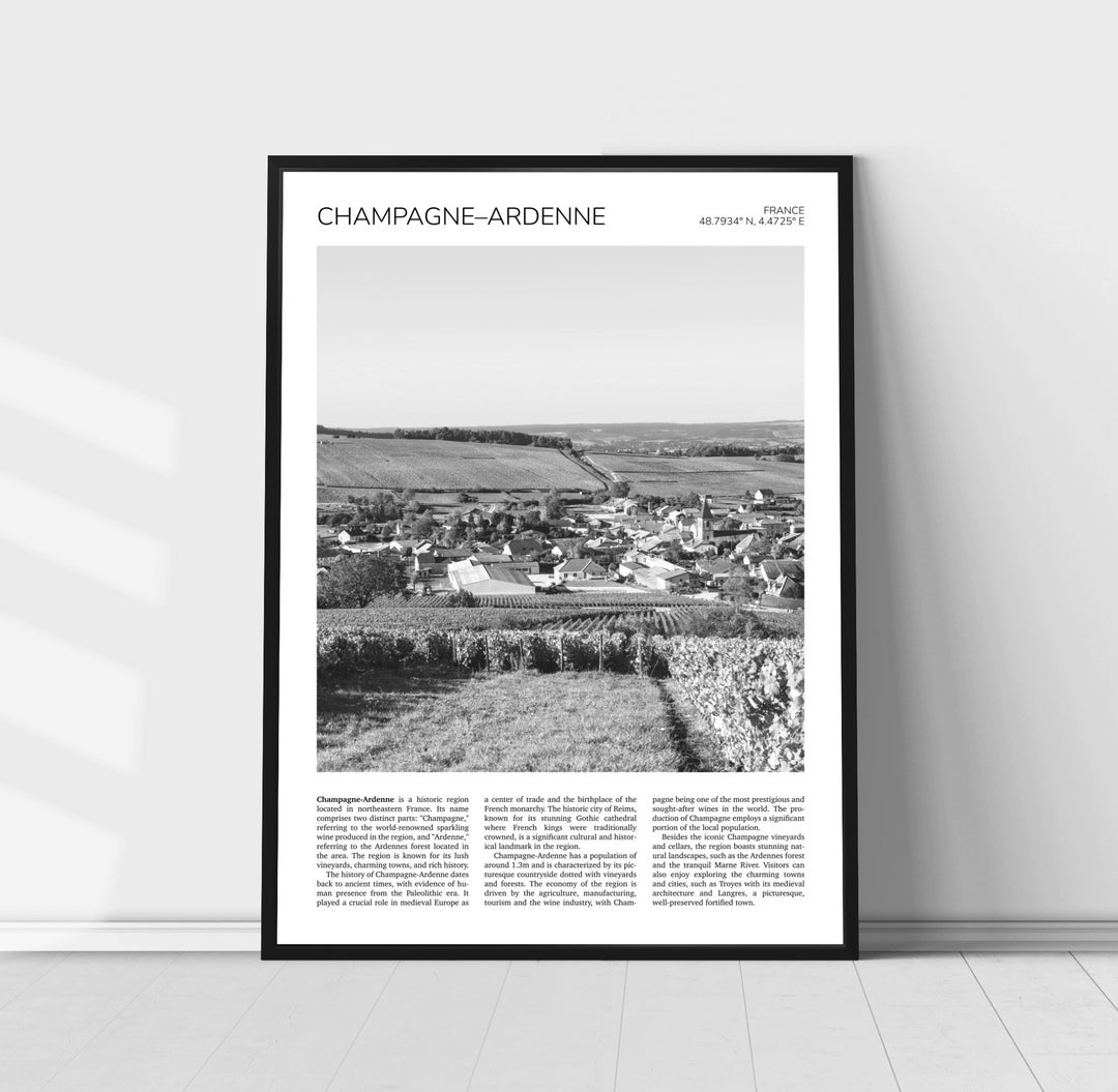Champagne-ardenne Wall Art | Champagne-ardenne Artful Travel Poster ...