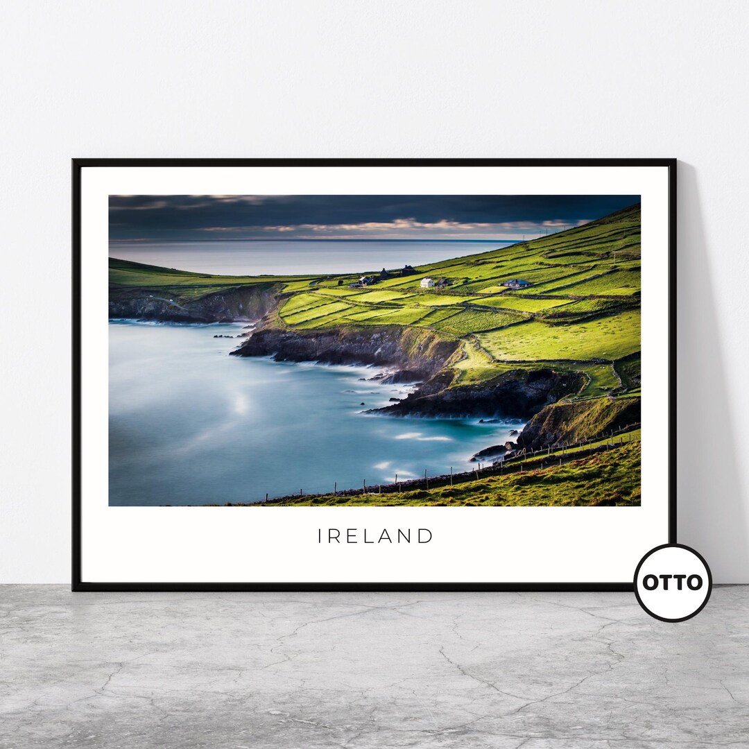 Ireland Wall Art | Ireland Home Decor Print | Coumeenole Beach, Slea ...