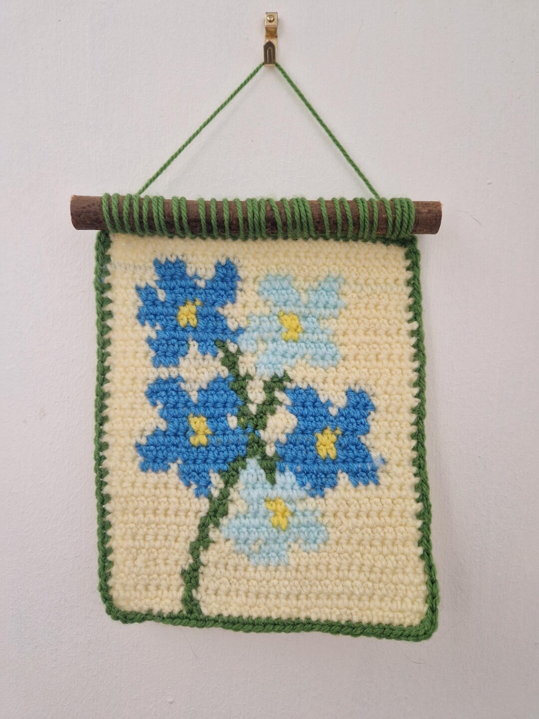 Forget Me Not Pixel Graph Pattern - Etsy