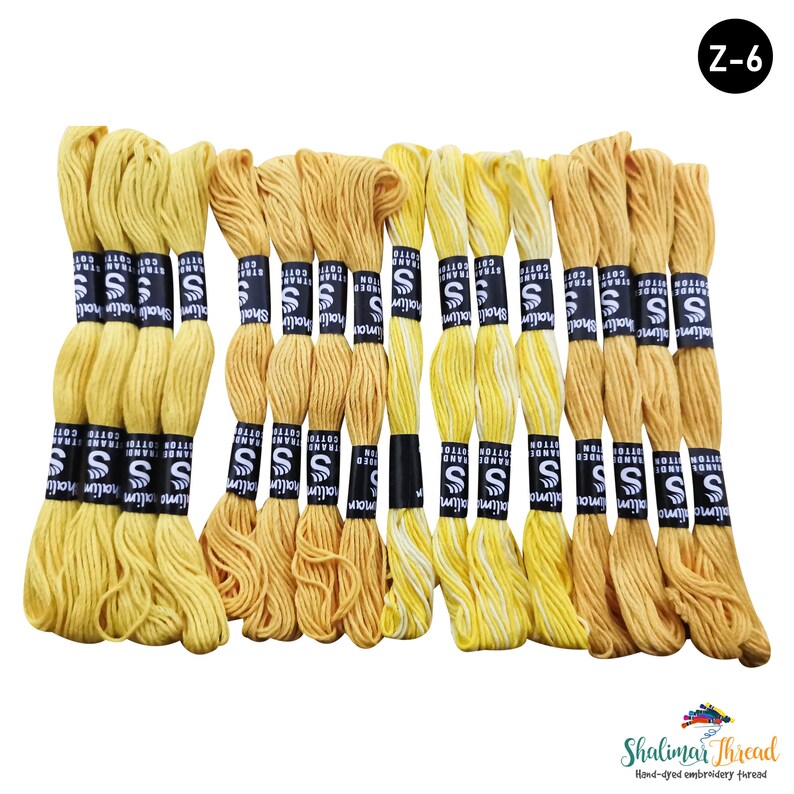 Hand Dyed Pearl Cotton Embroidery Thread Colorful Cross - Etsy