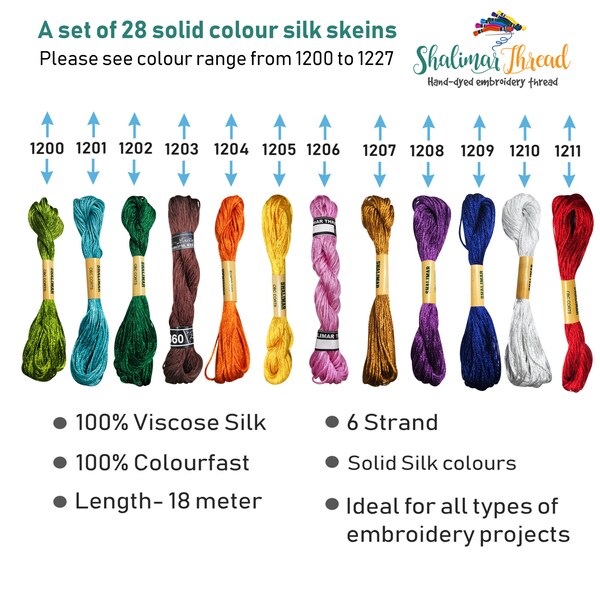 Silk Embroidery Floss - Etsy