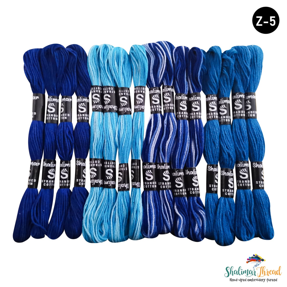 Hand Dyed Pearl Cotton Embroidery Thread Colorful Cross - Etsy