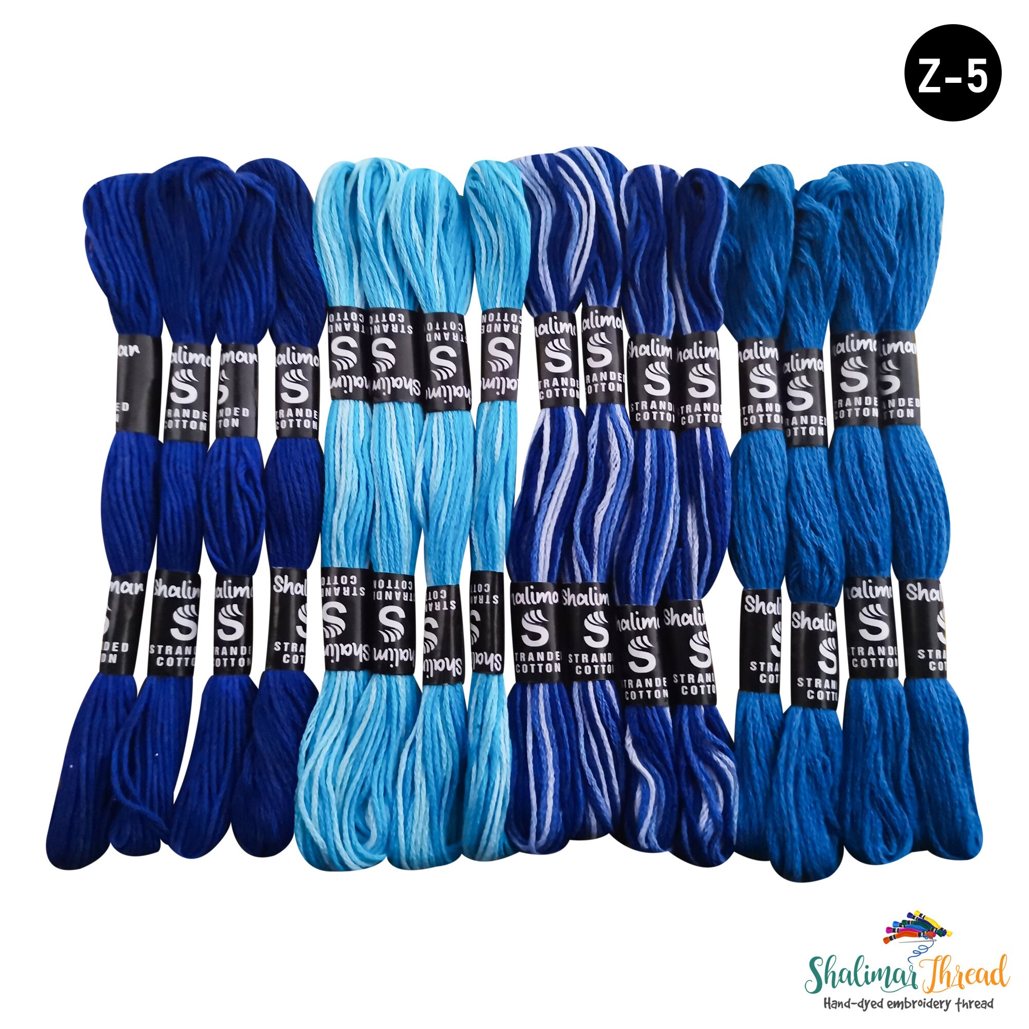 Hand Dyed Pearl Cotton Embroidery Thread Colorful Cross - Etsy