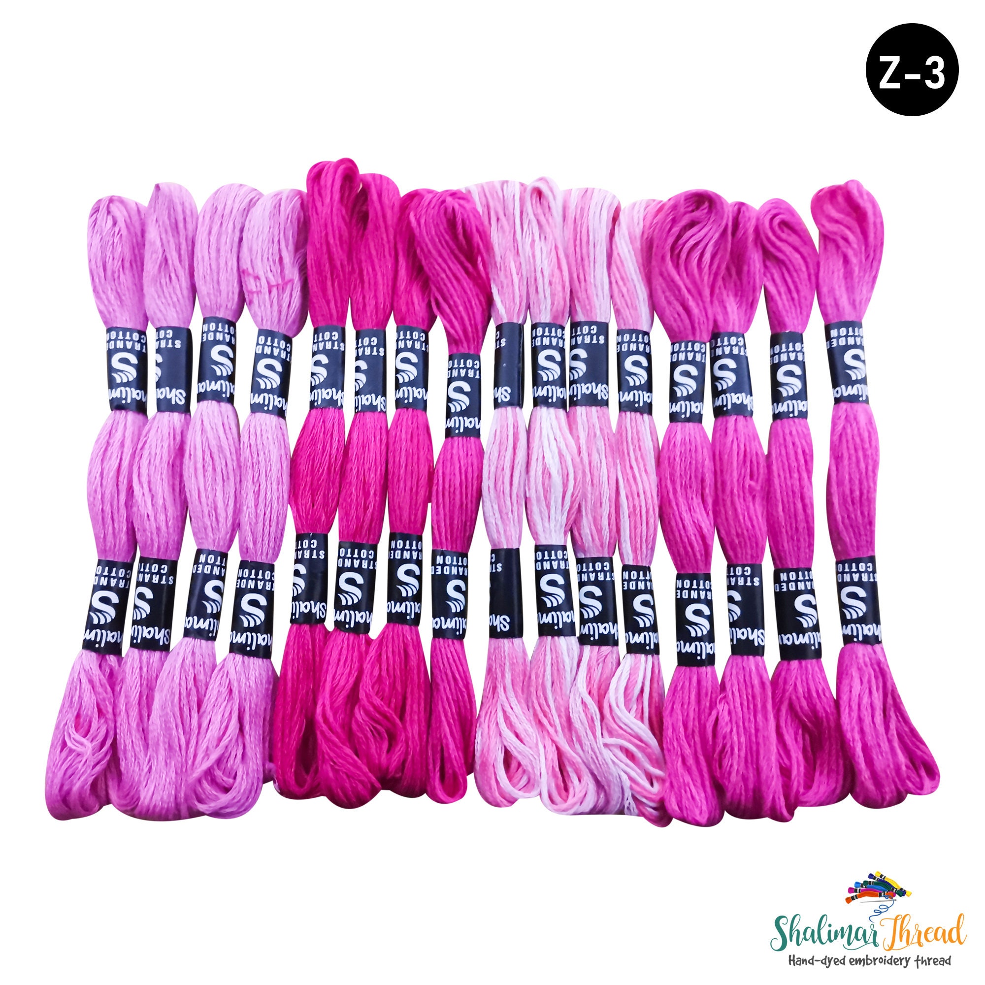 Hand Dyed Pearl Cotton Embroidery Thread Colorful Cross - Etsy