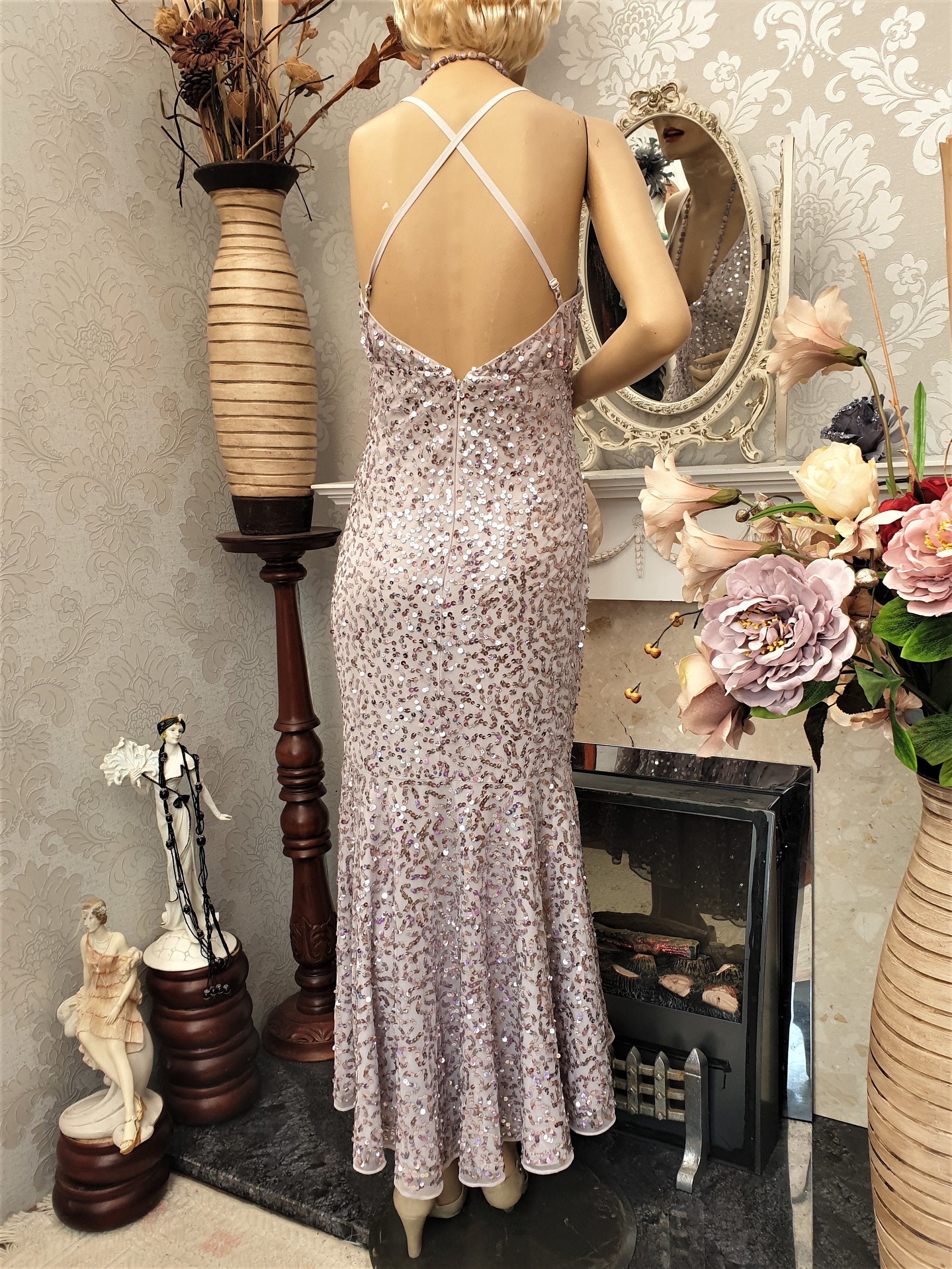 1930's Downton Abbey Formal Evening Dress Sparkly Mermaid - Etsy