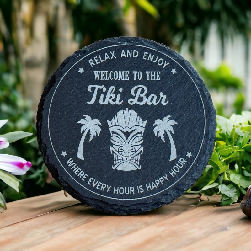 Tiki Bar Coasters - Etsy