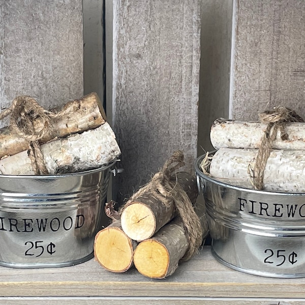 Rustic Log Decor - Etsy