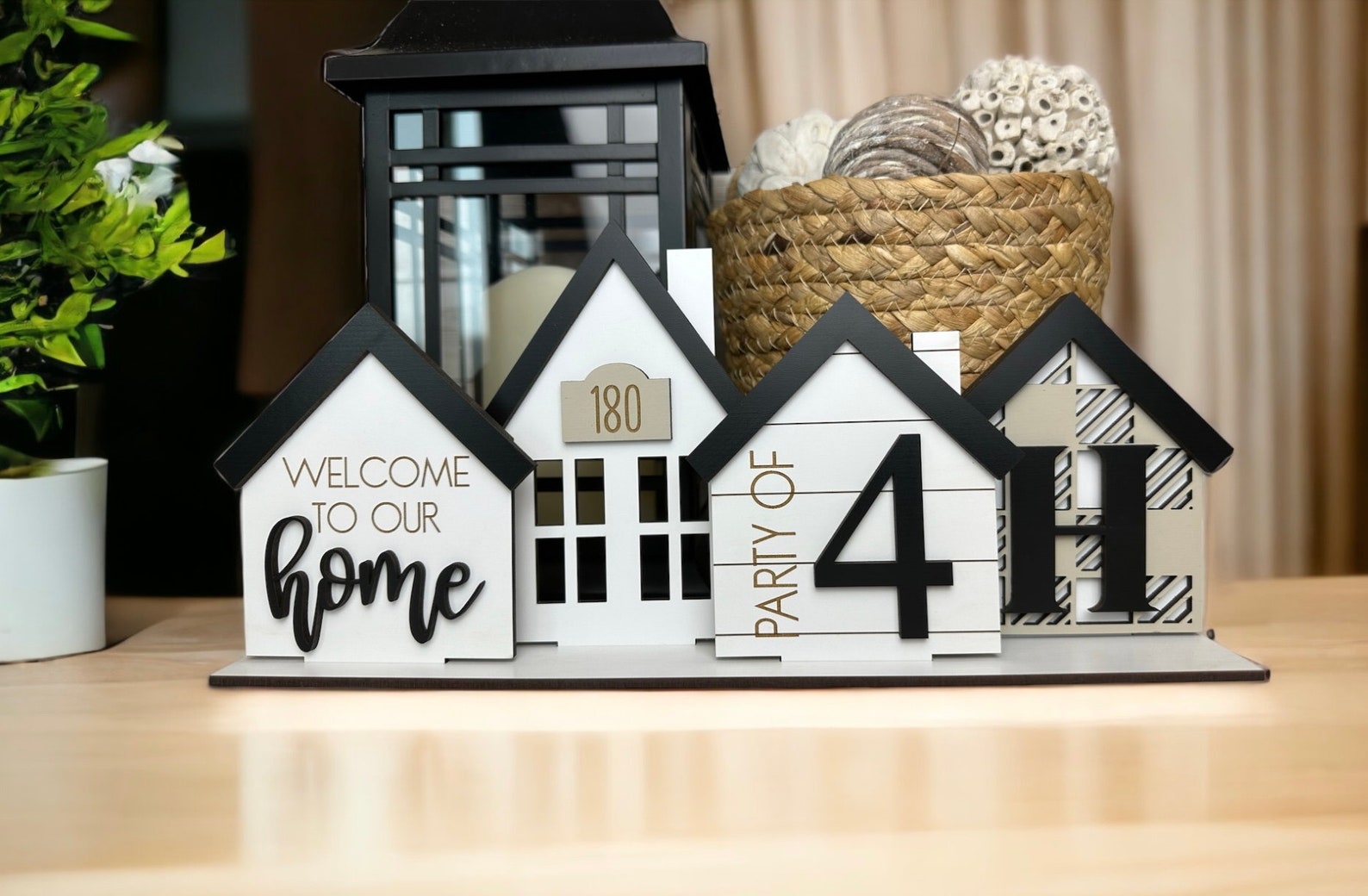 Standing House Personalized Decoration, Custom Home Decor, Small House ...