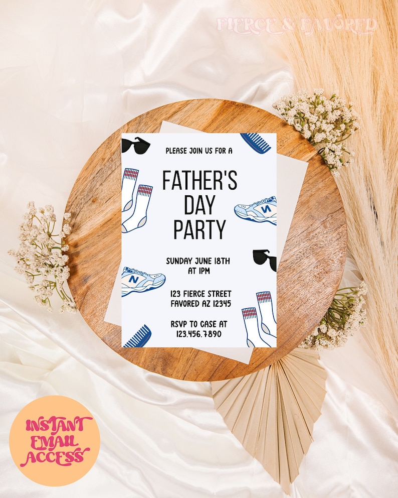 Father's Day Party Invitation: Dad Starter Pack (instant Download) - Etsy