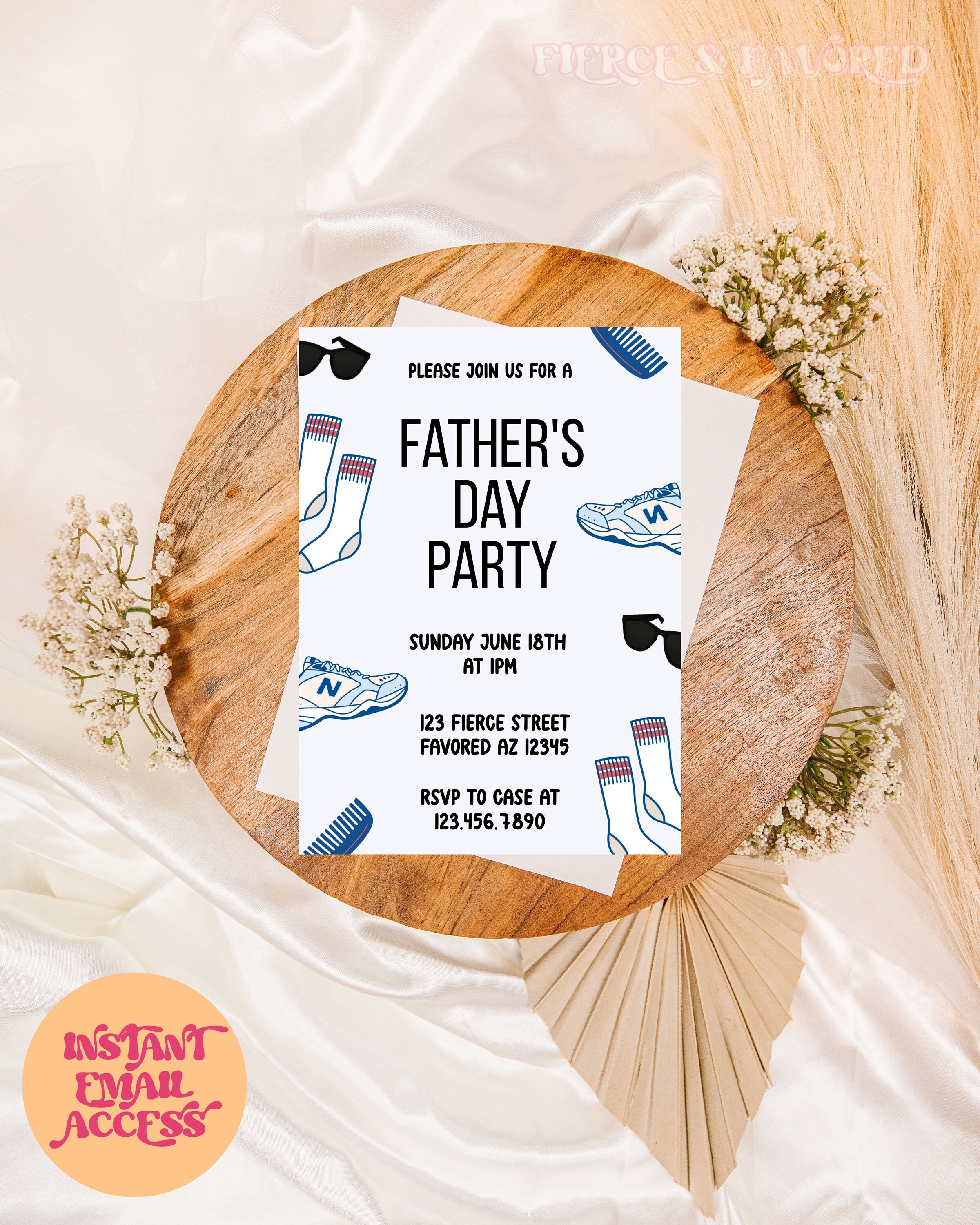 Father's Day Party Invitation: Dad Starter Pack (instant Download) - Etsy