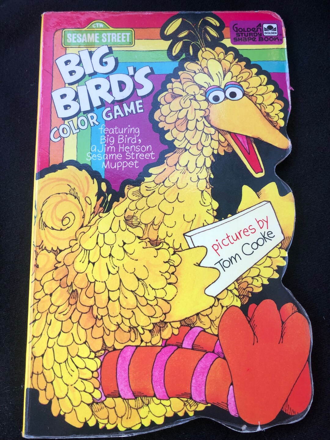 1980 Big Birds Color Game Illustrated by Tom Cookea Golden Sturdy Shape ...