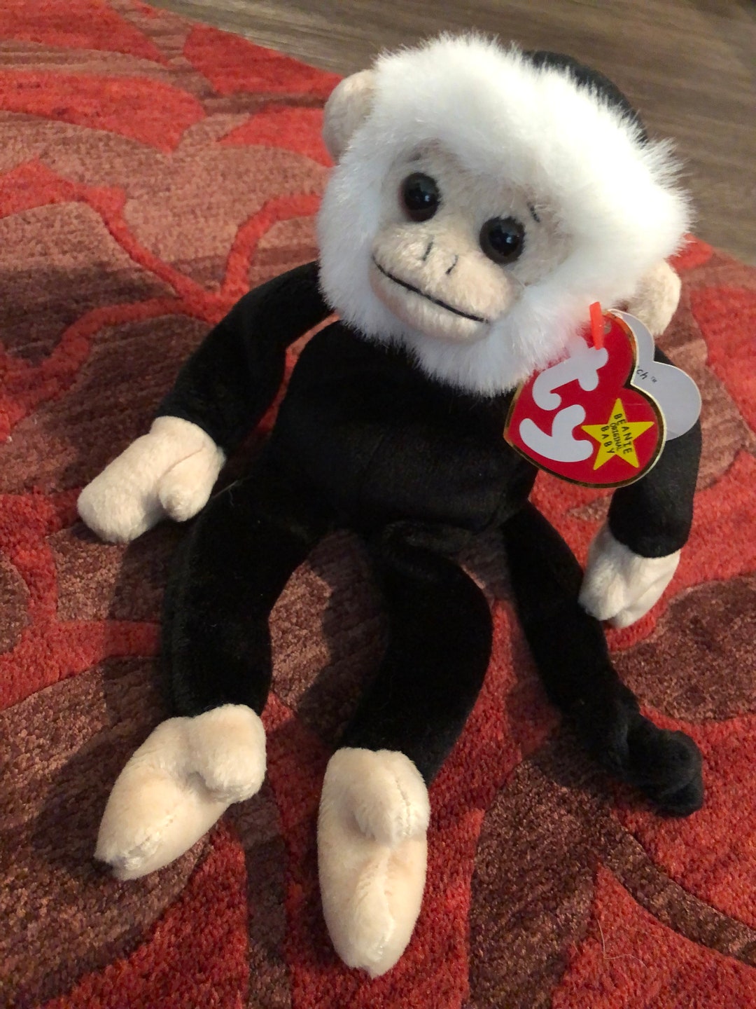 1998 Mooch the Monkey TY Beanie Baby - Etsy