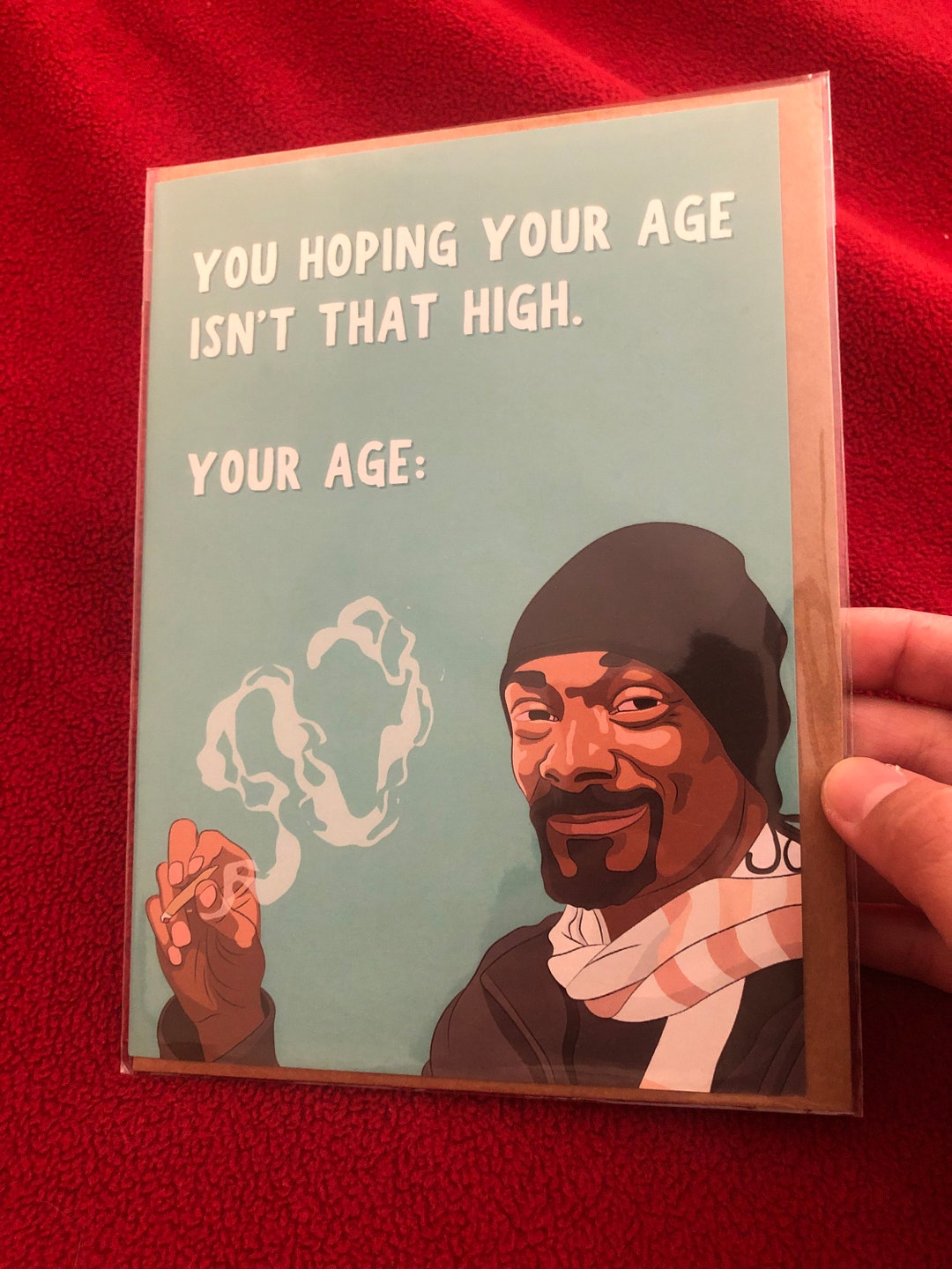 Snoop Dogg Birthday Card - Etsy