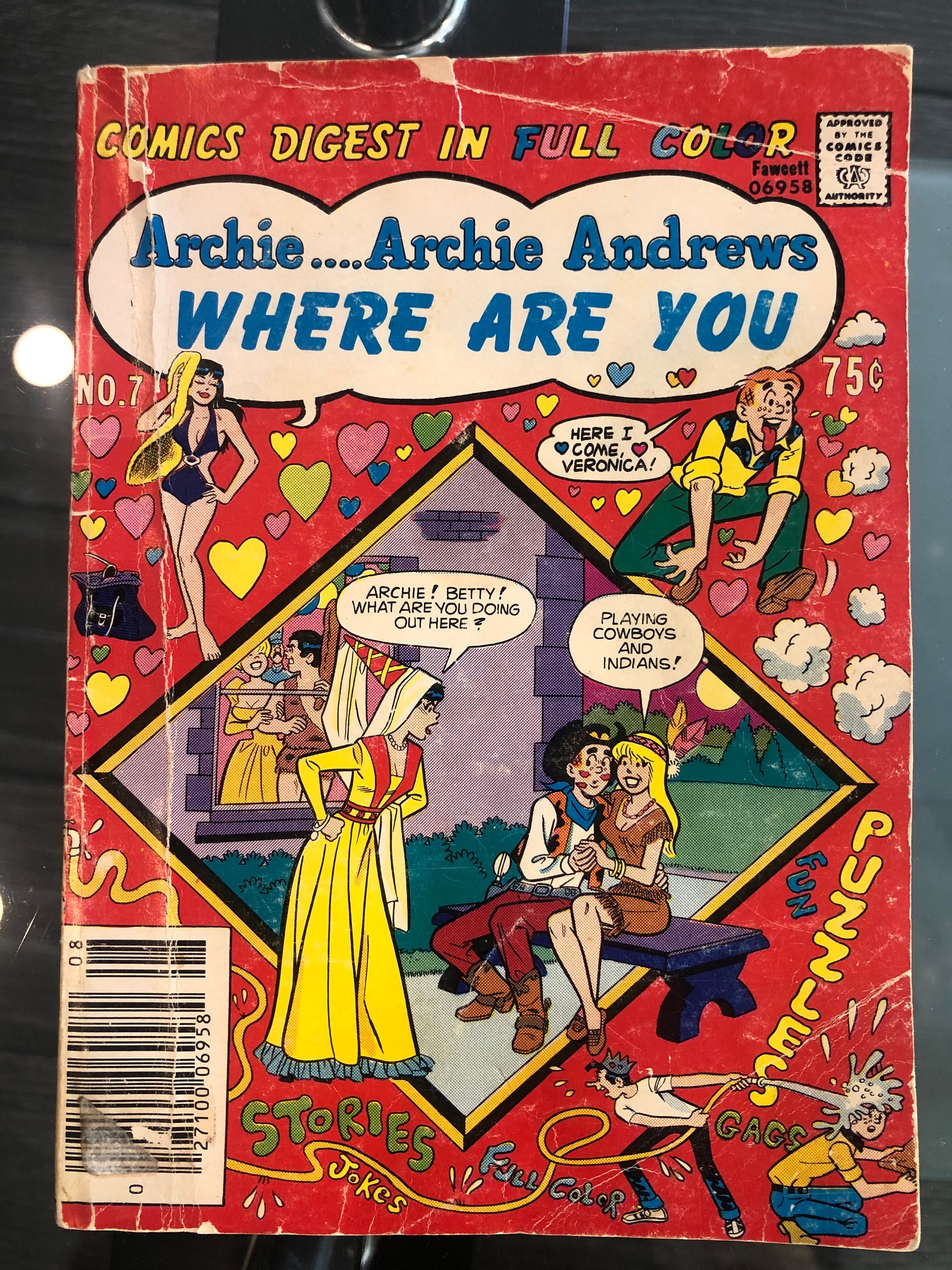 1978 Archie Andrews Full Color Comic Book Etsy