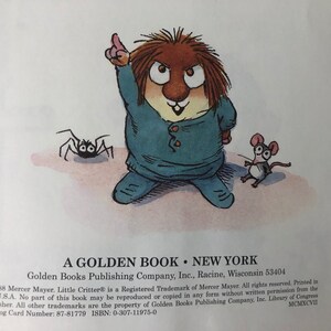1988 I Just Forgot—a Little Critter Book—written and Illustrated by ...