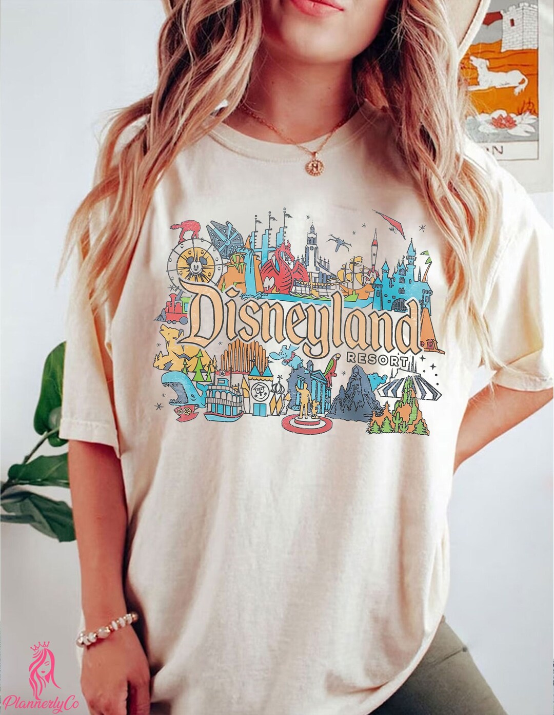 Vintage Disneyland Resort Comfort Colors Shirt, Retro Disneyland Parks ...