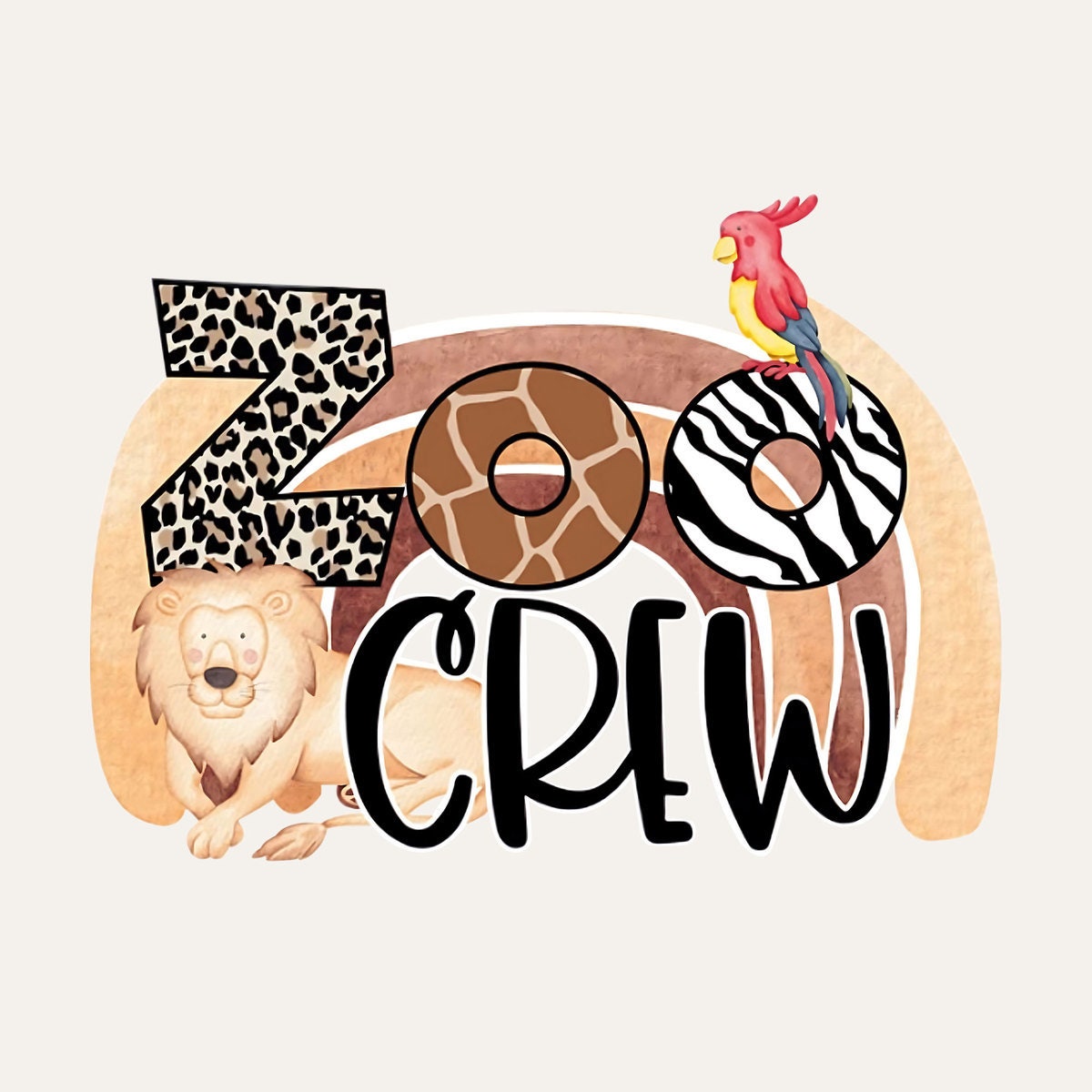 Zoo Crew Digital PNG, Animal Keeper PNG ,zoo Family Matching PNG - Etsy