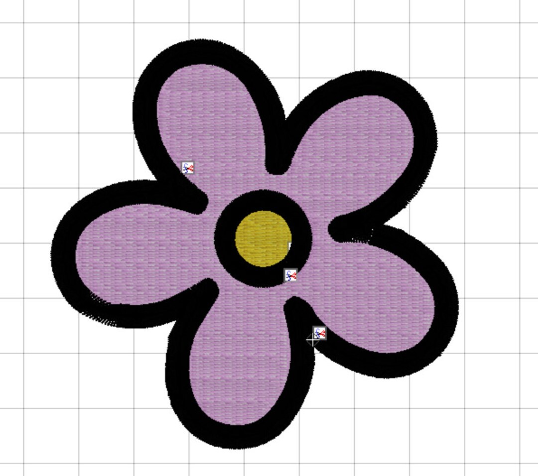 Flower Embroidery Design 4x4 DST & PES - Etsy