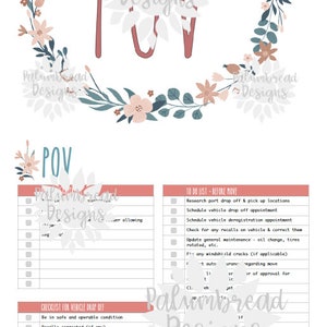 CONUS to OCONUS Comprehensive Boho Style Customizable PCS Binder for ...