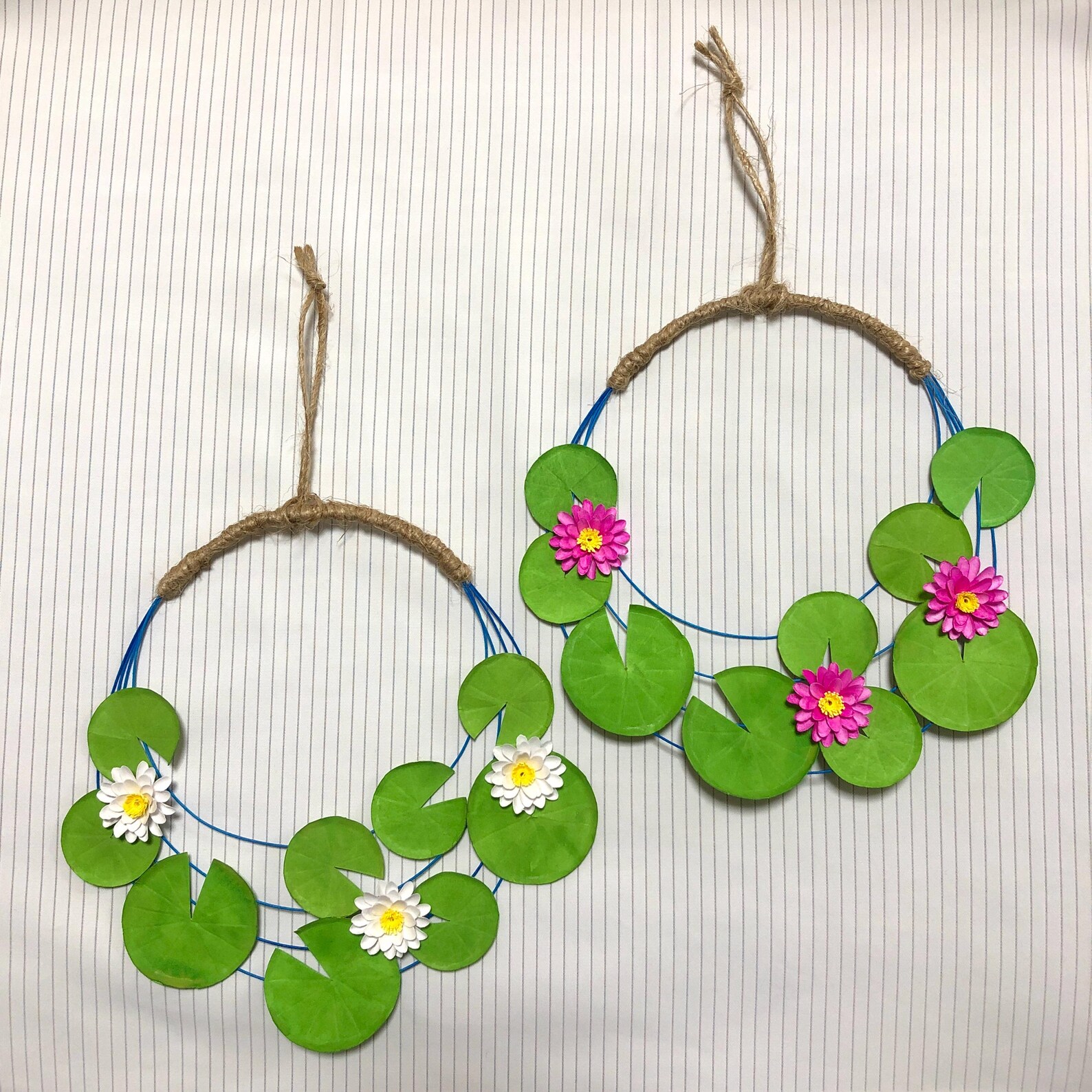 Mini Wreath of Water Lily | Paper Craft | Paper Art | Pond Lily | Lily ...