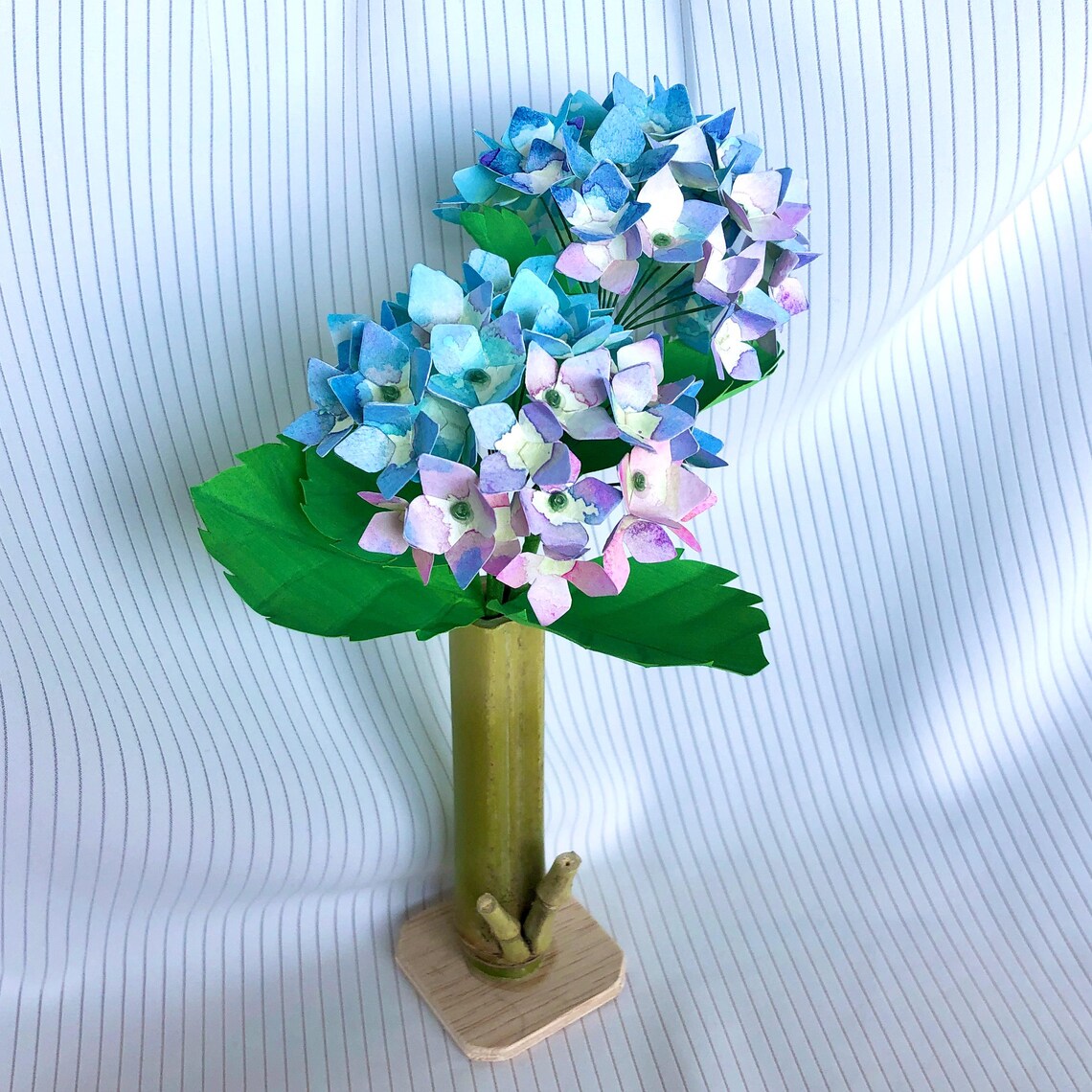 Mini Hydrangea / Paper Craft / Paper Art / Artificial Flower / Present ...