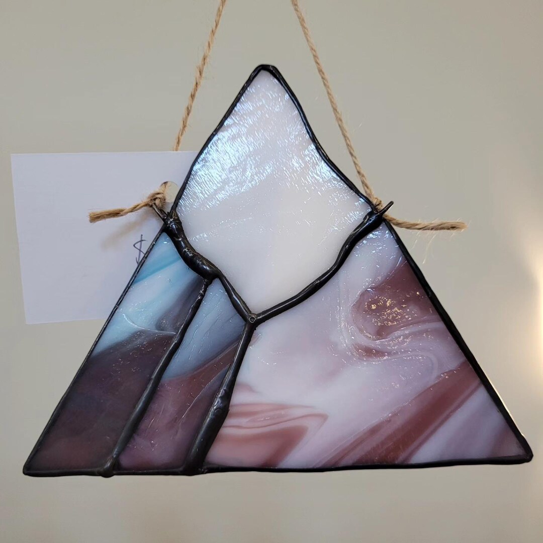 Stained Glass Mountain Peak - Etsy