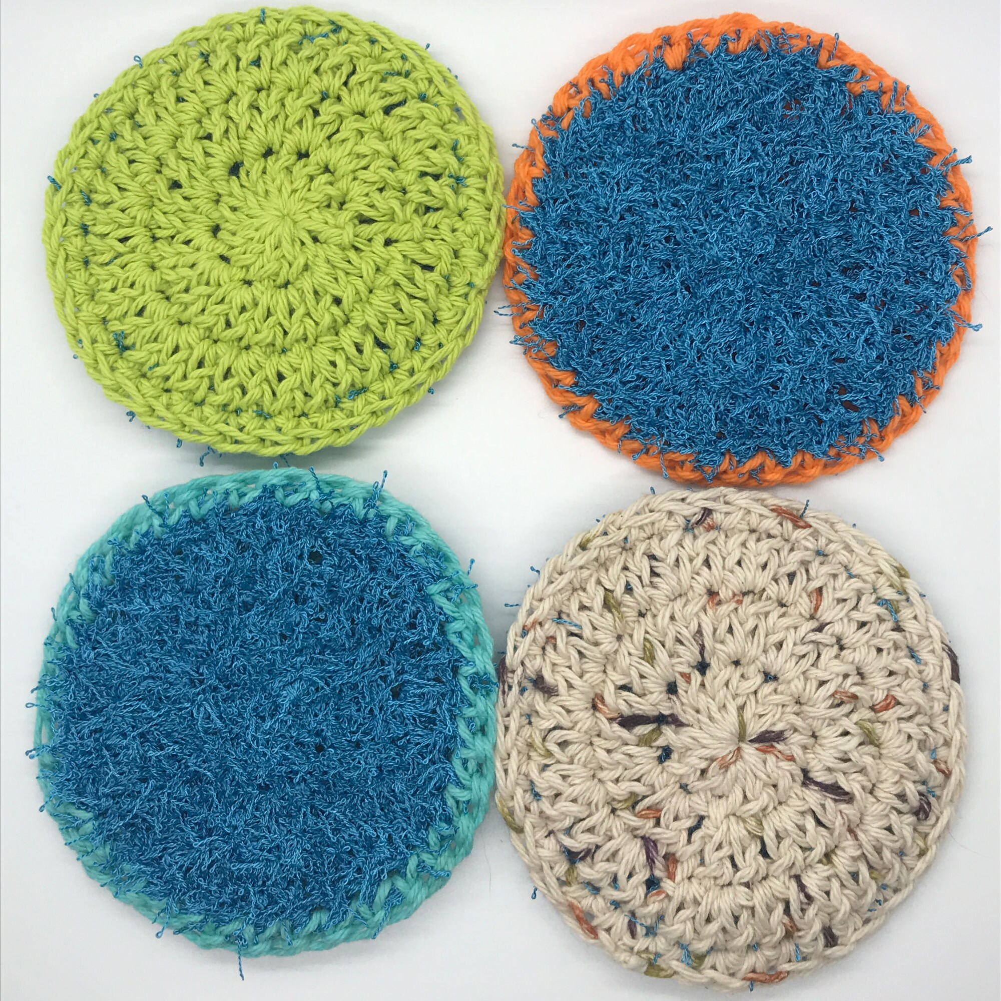 Two Sided Dish Scrubby Crochet Pattern, Beginner Dish Scrubby Pattern ...