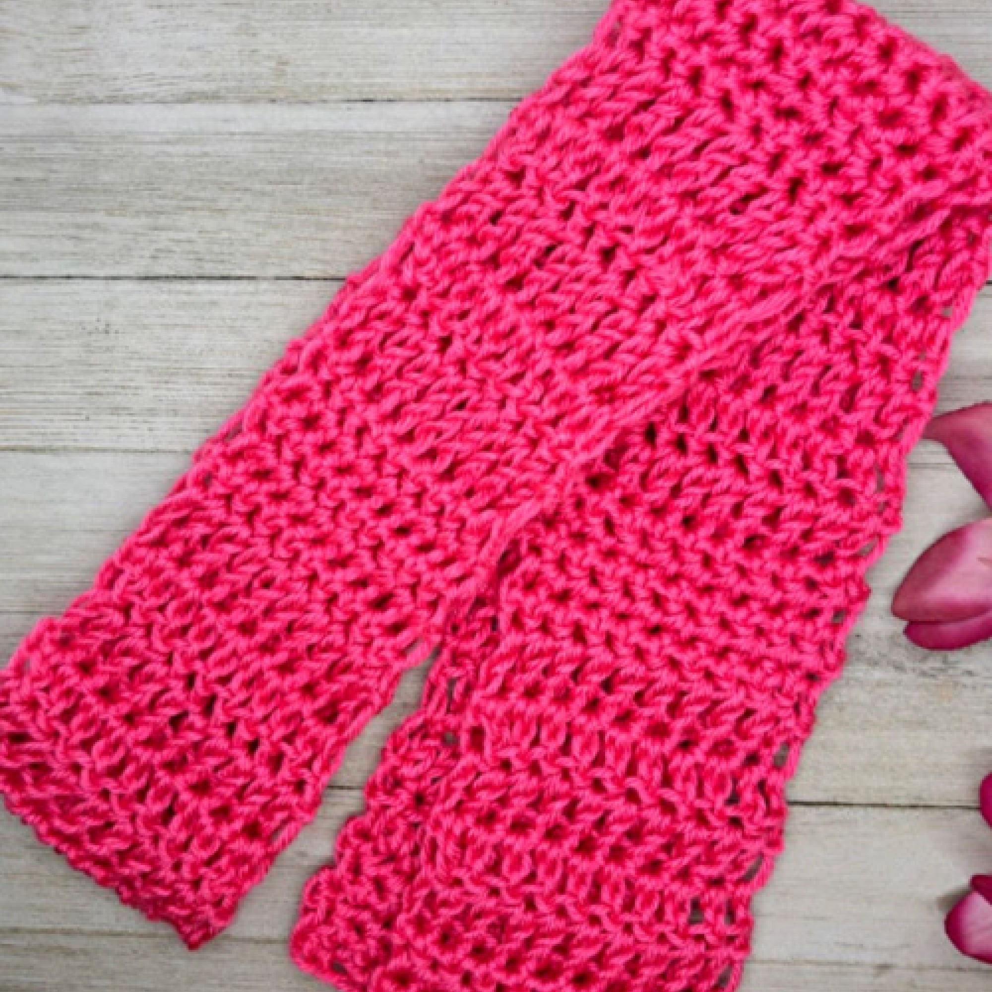 Hello Springtime Scarf Crochet Pattern Lightweight Scarf - Etsy