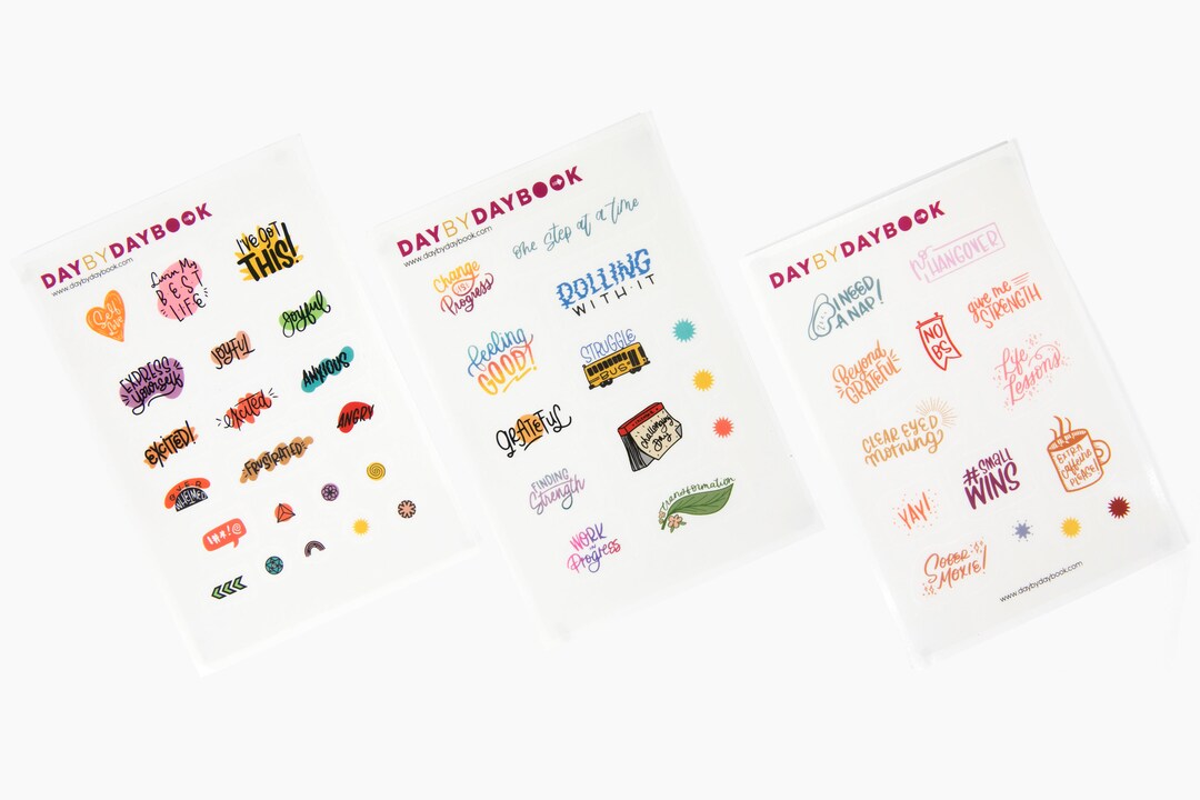 Sticker 3 Pack! Planner and Journal Stickers to Personalize Your ...