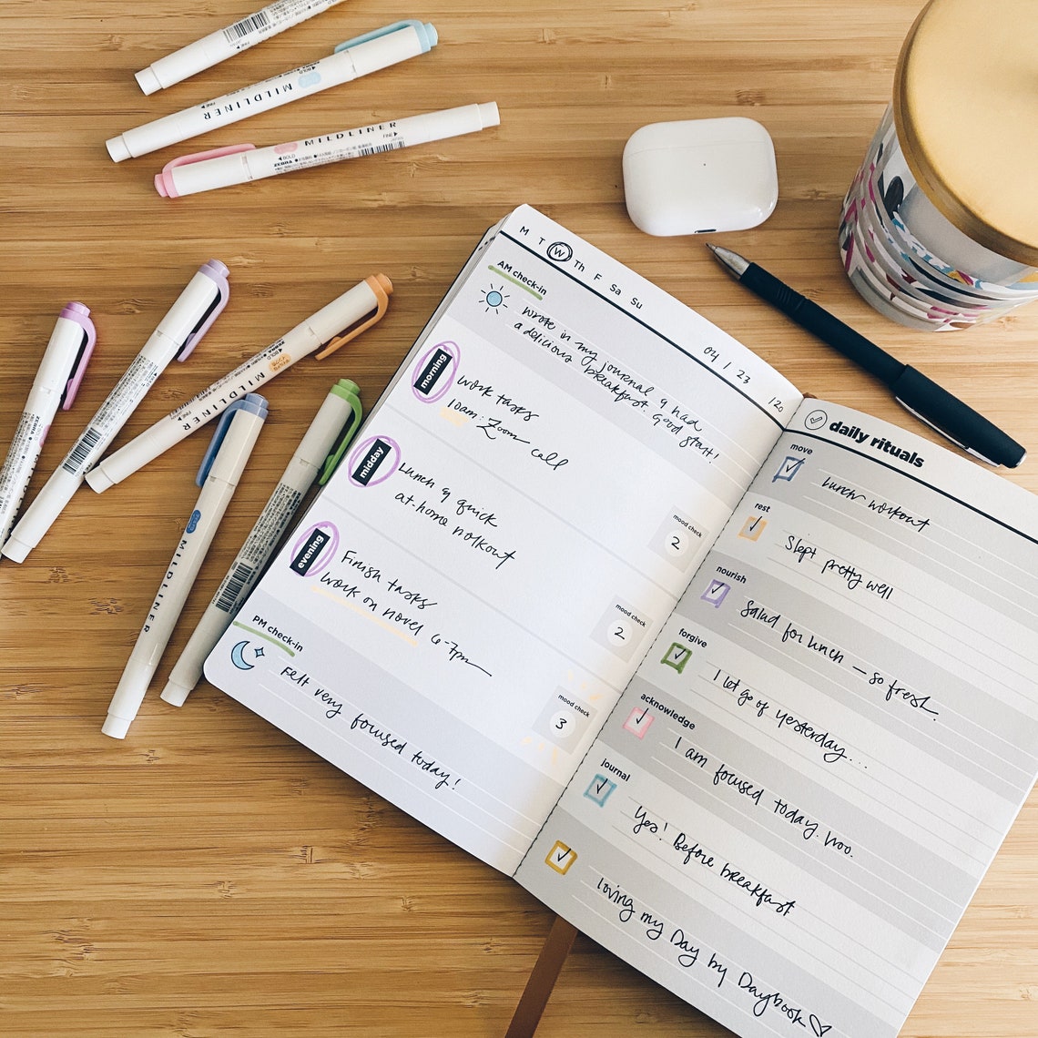 Day by Daybook Classic the Guided Journal Planner Created | Etsy