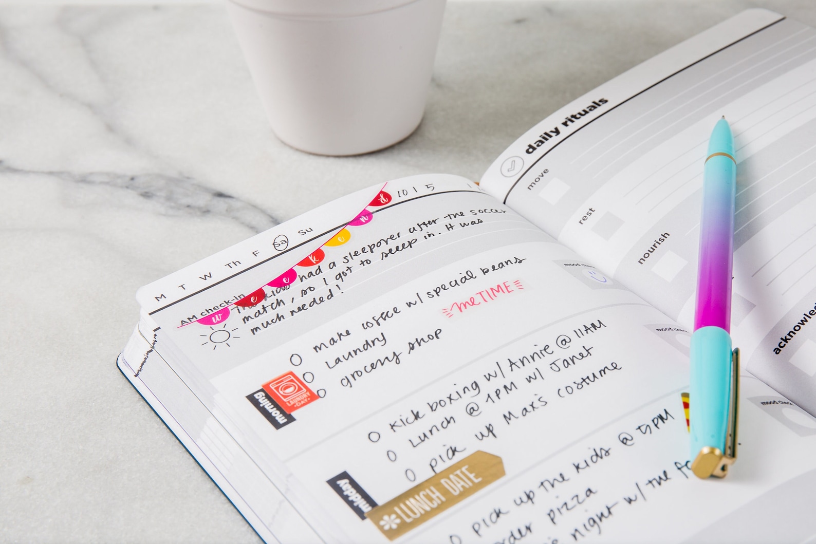 Day by Daybook Classic the Guided Journal Planner Created | Etsy