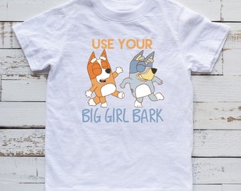 Bluey Big Girl Bark - Etsy