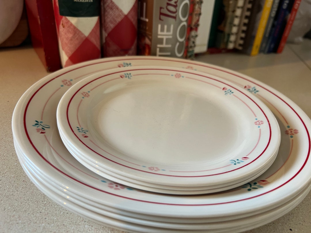 Vintage Corelle Cranberry Dinnerware Collection - Etsy