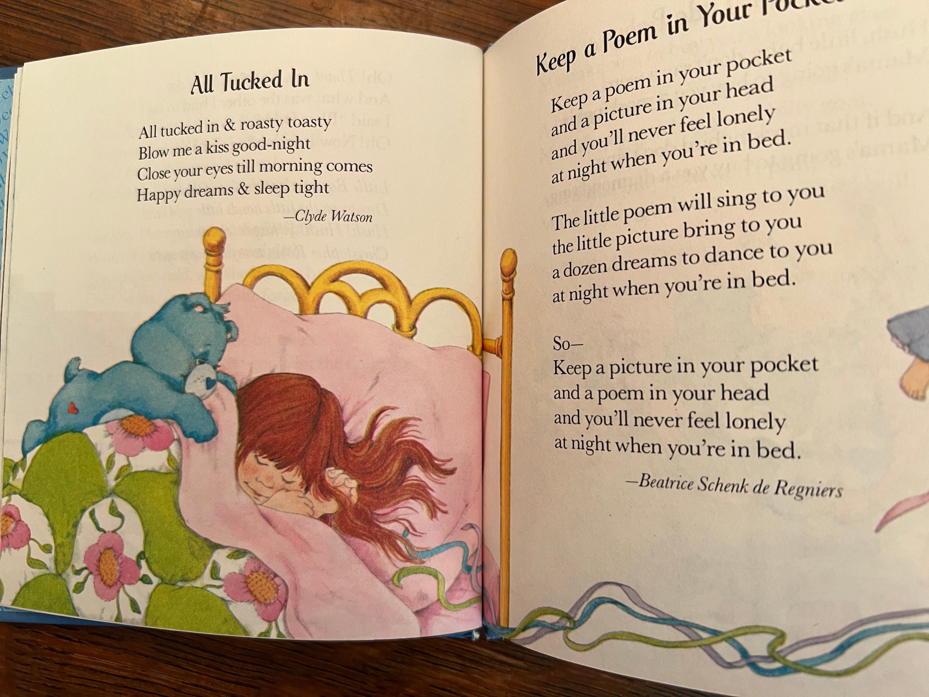 Vintage Weekly Reader Care Bears Book of Bedtime Poems - Etsy