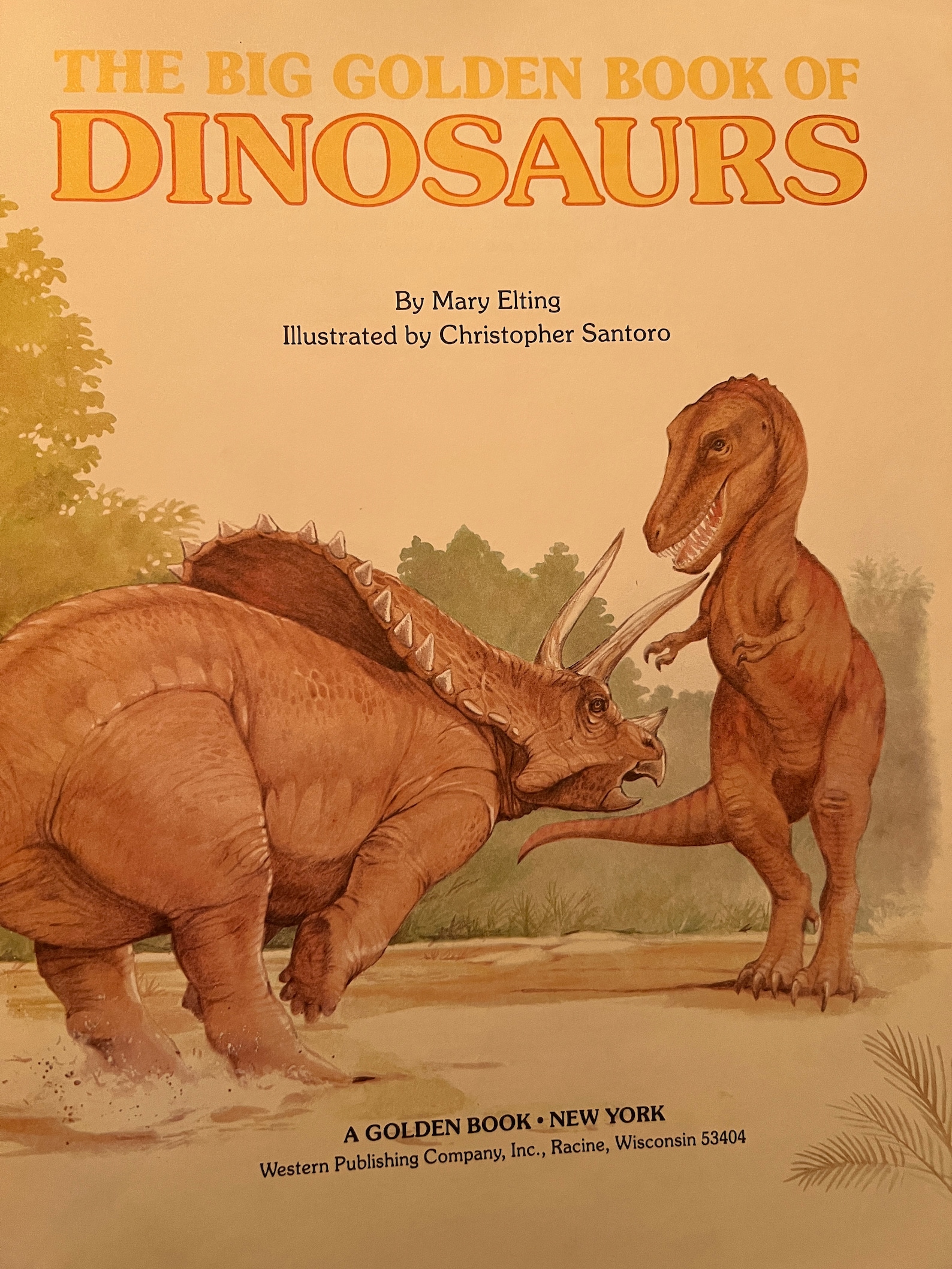Vintage the Big Golden Book of Dinosaurs Over Sized Book - Etsy