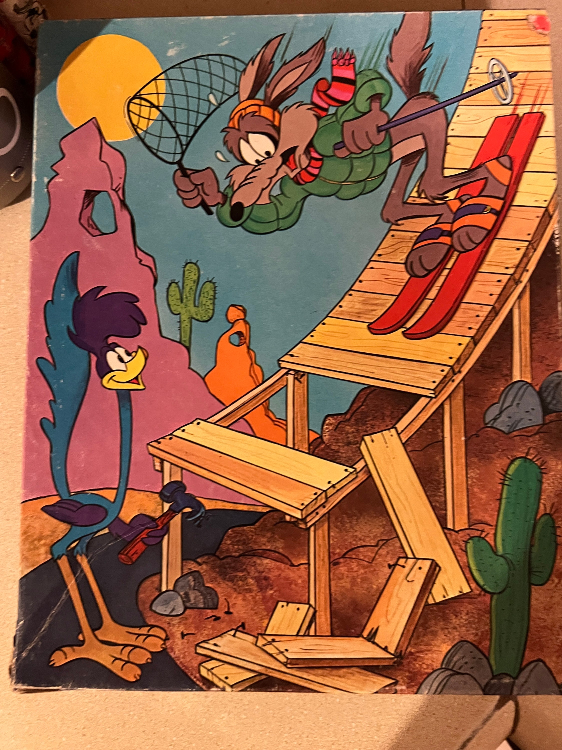 Vintage Looney Tunes Collection of Jigsaw Puzzles Road Runner - Etsy