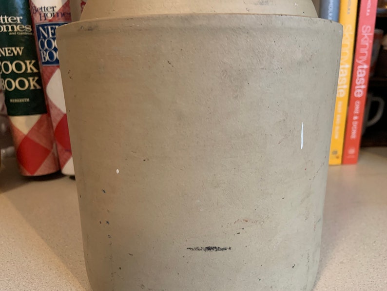 Vintage Primitive Crock Water Jug Unglazed With Screw Top - Etsy