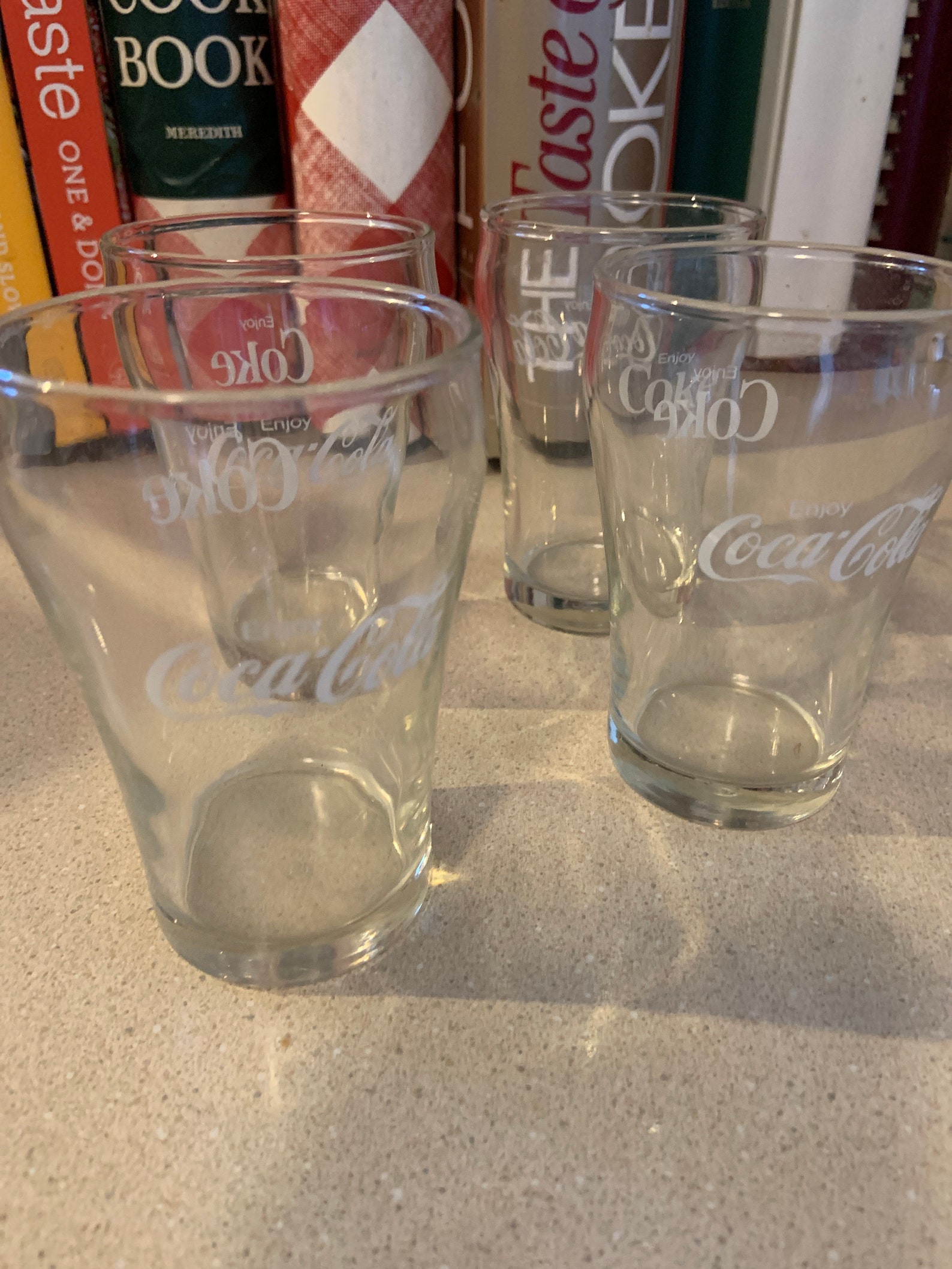 Vintage Coca Cola Glasses Set of 4 - Etsy