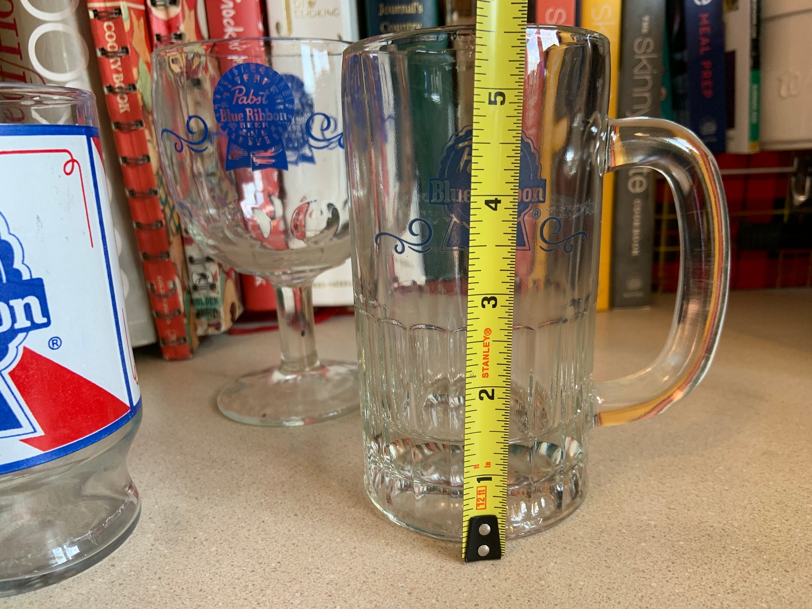 Vintage Collection of Pabst Blue Ribbon Glasses, Set of 4 - Etsy