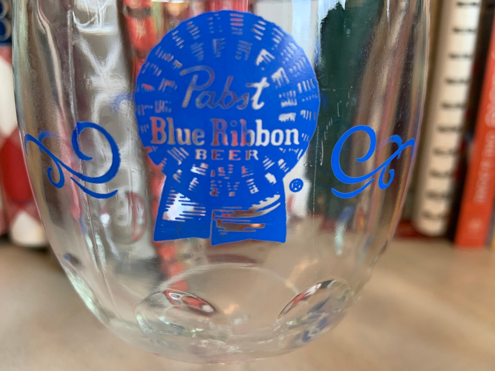 Vintage Collection of Pabst Blue Ribbon Glasses set of 4 | Etsy