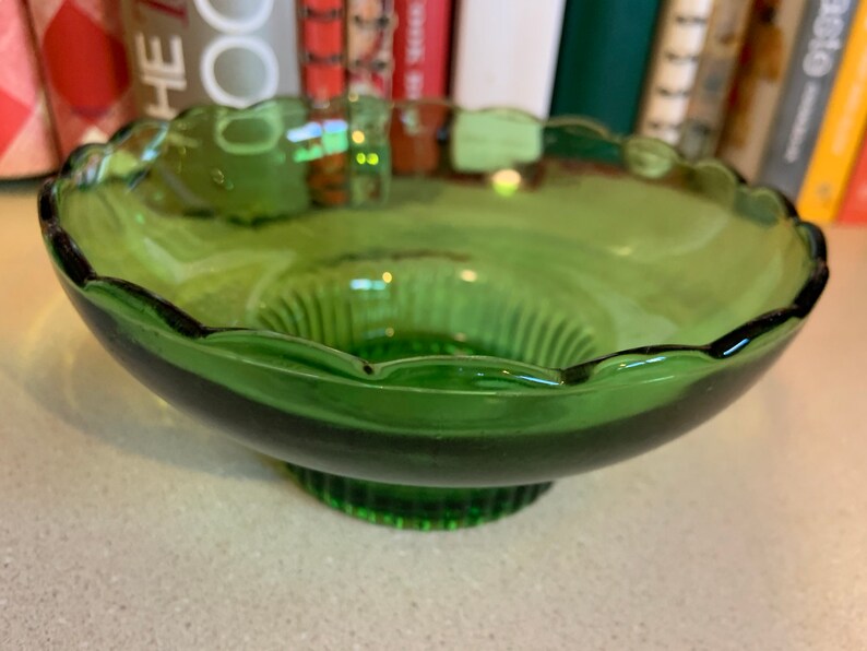 Vintage E.O. Broday M2000 Cleveland Glass Bowl - Etsy