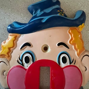 Vintage Clown Switch Plates - Etsy